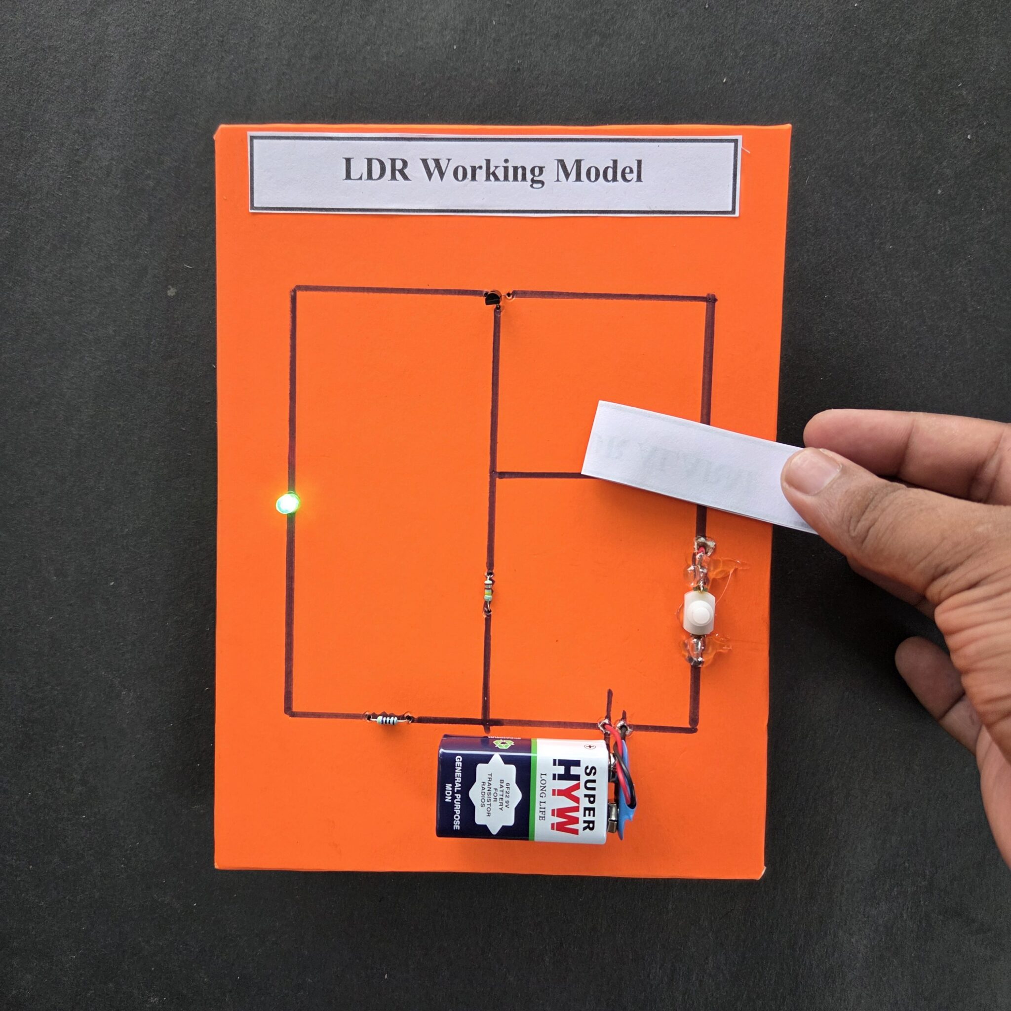 LDR Working Model | Day Night Sensor Circuit - My Store