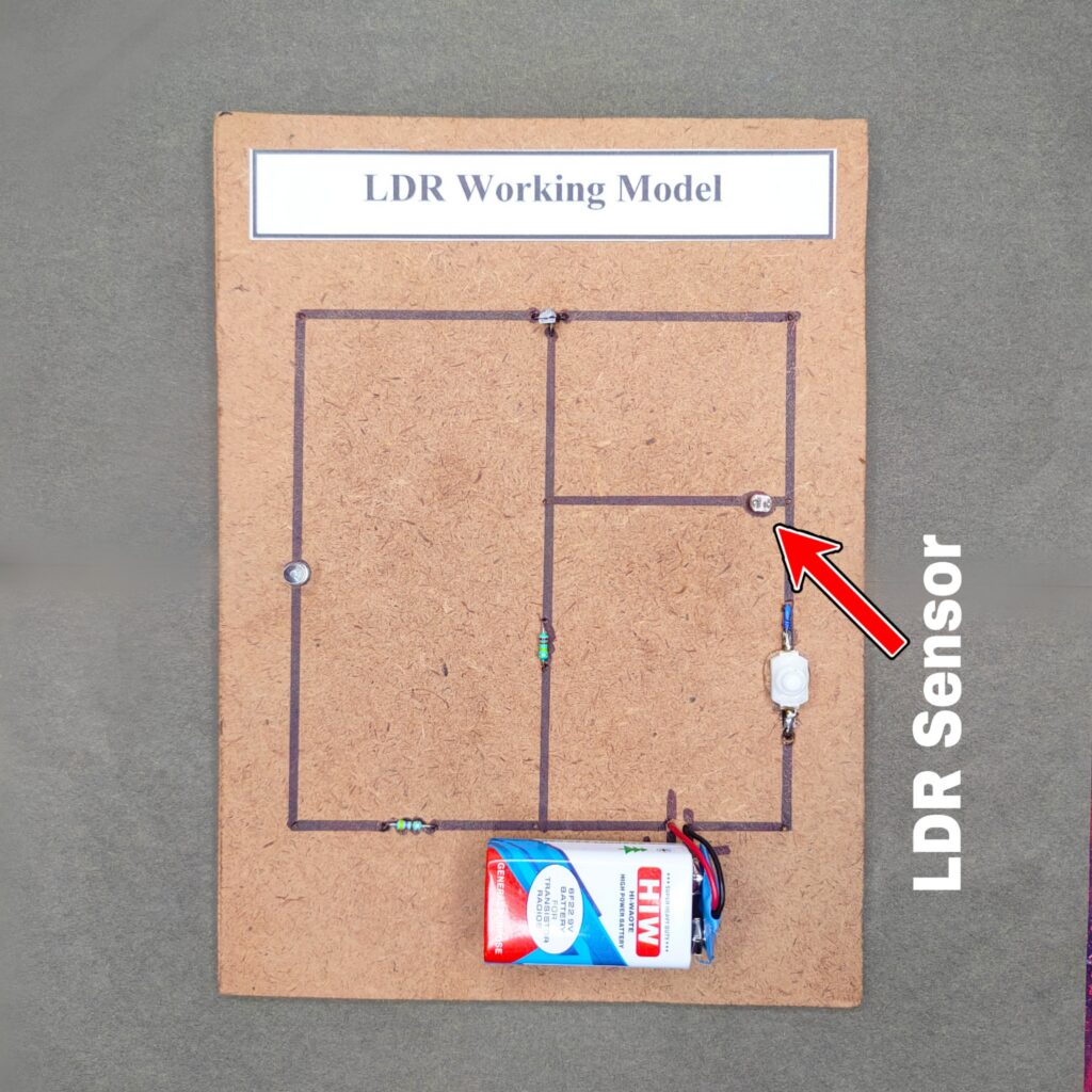 LDR Project Working Model | Day Night Sensor Circuit – My Store